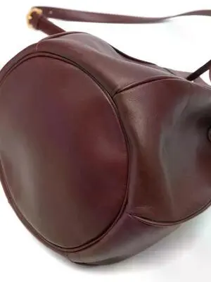 Cartier 2000s Logo-embossed Bucket Bag