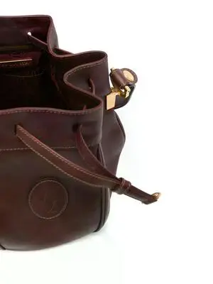 Cartier 2000s Logo-embossed Bucket Bag