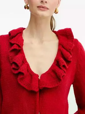 Luisa Spagnoli Ruffled Cardigan