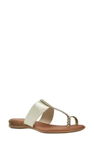 Andre Assous Neo Toe Loop Sandal - Platino