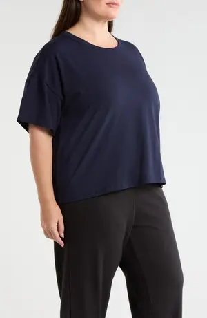 Eileen Fisher Boxy Crewneck T-shirt