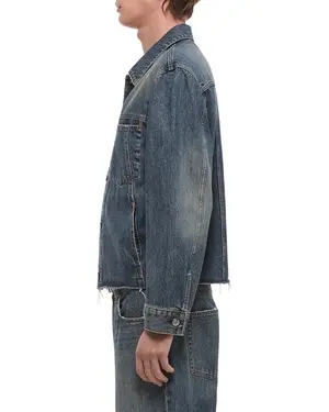 Helmut Lang Cropped Trucker Jacket