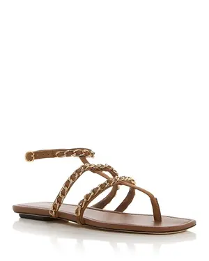 Chain Link Detailing Sandals For Women