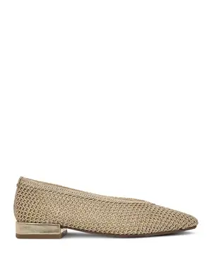 Sam Edelman Kasey Knit Ballet Flats - Amber Gold