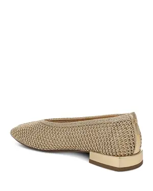 Sam Edelman Kasey Knit Ballet Flats - Amber Gold