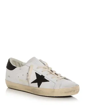 Golden Goose White Black Sneakers For Women
