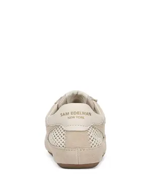 Sam Edelman Lace Up Sneakers - New Ecru/modern Ivory