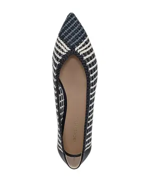 Veronica Beard Bancroft Woven Leather Ballet Flats
