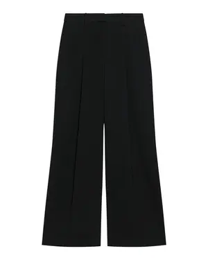 Theory Wide Leg Pleated Trousers