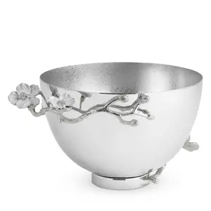 Michael Aram Silver Orchid Medium Bowl