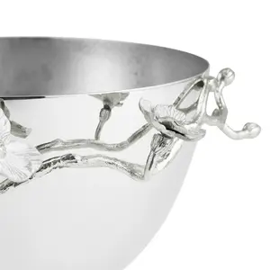 Michael Aram Silver Orchid Medium Bowl