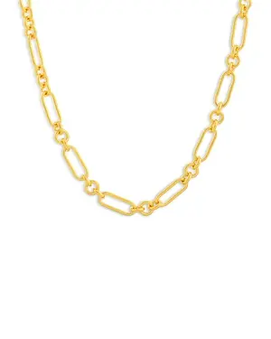 Gurhan 24k Yellow Hoopla Link Necklace - Gold