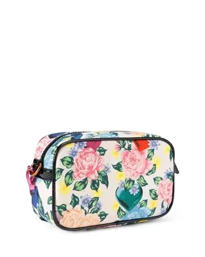 Kurt Geiger Floral Cotton Southbank Mini Camera Crossbody Bag