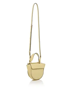 WANDLER Hortensia Piccola Leather Bag - Eggshell