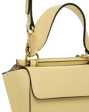WANDLER Hortensia Piccola Leather Bag - Eggshell