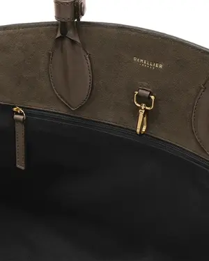 DEMELLIER Hudson Suede Crossbody Bag