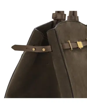 DEMELLIER Hudson Suede Crossbody Bag