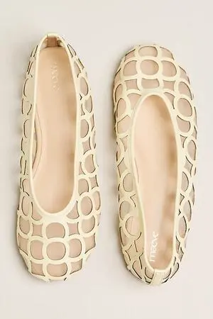 Maeve Circle Cutout Ballerina Flats