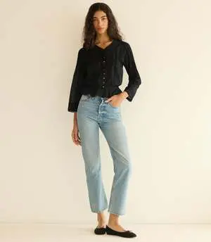 DÔEN Hillock Top - Black