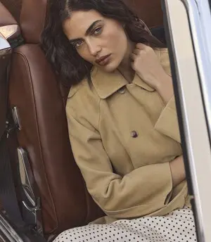 DÔEN Hutton Suede Trench