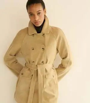 DÔEN Hutton Suede Trench