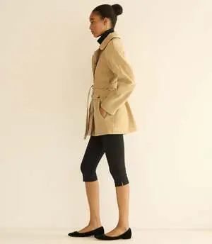 DÔEN Hutton Suede Trench
