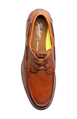 Florsheim Moc Toe Lace-up Boat Shoe - Cognac Multi