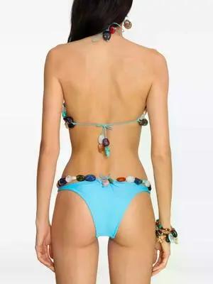 AMIR SLAMA Beaded Detail Bikini Set