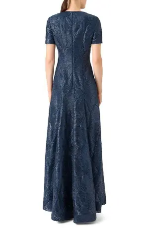 Akris Sea Fan Lace Gown