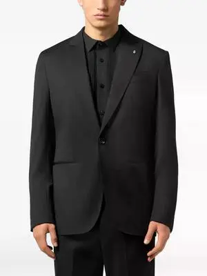 BILLIONAIRE Single-breasted Blazer - Black