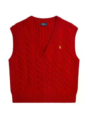 Polo Ralph Lauren Cable-knit V-neck Vest