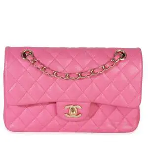 CHANEL Chanel 22p Quilted Caviar Small Classic Double Flap Bag