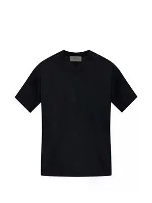 LISA YANG V-neck T-shirt - Black
