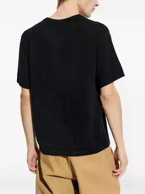 LISA YANG V-neck T-shirt - Black