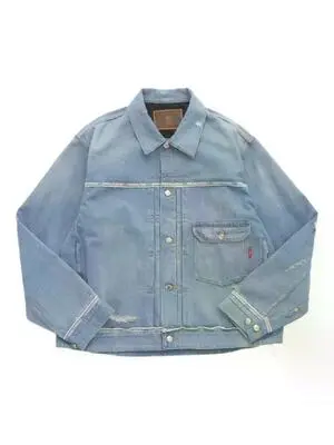 MASTERMIND WORLD Skull-print Denim Jacket