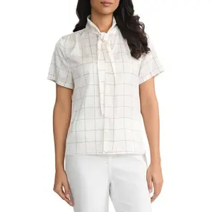 Kasper Tie Neck Blouses