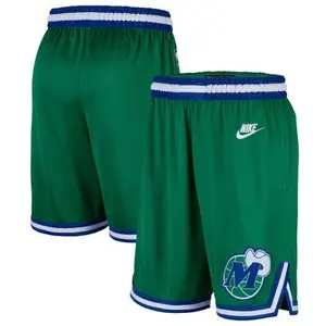 Nike Dallas Mavericks Classic Edition Hardwood Classics Swingman Shorts - Green