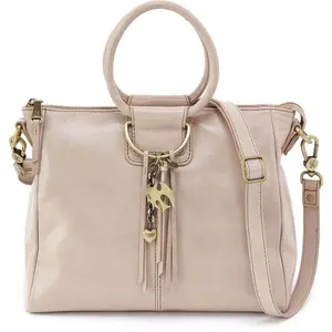 Hobo Sheila Medium Satchel Crossbody Bag - Stone Gloss
