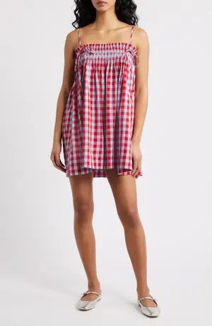 DAMSON MADDER Lilo Plaid Minidress
