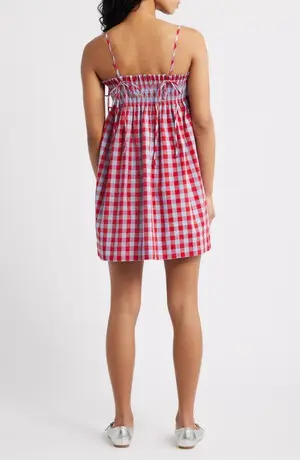 DAMSON MADDER Lilo Plaid Minidress