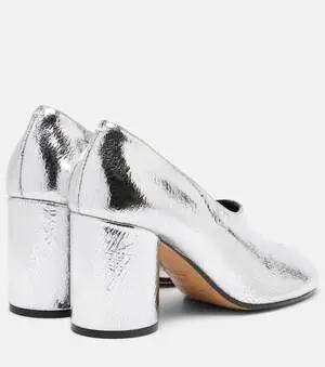MAISON MARGIELA Tabi 80 Metallic Leather Pumps