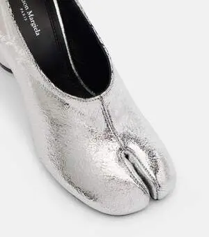 MAISON MARGIELA Tabi 80 Metallic Leather Pumps