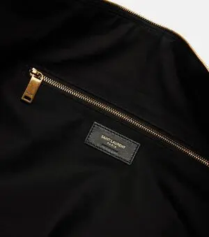 Saint Laurent Amalia Cassandre Leather Shoulder Bag