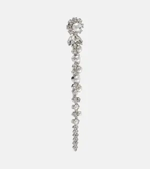 Simone Rocha Embellished Faux Pearl Drop Earrings
