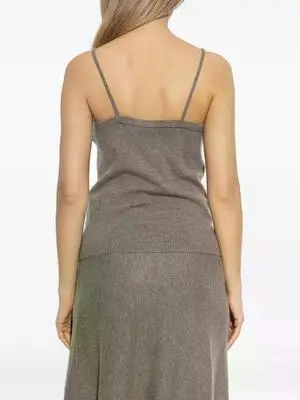 LISA YANG V-neck Strap Top