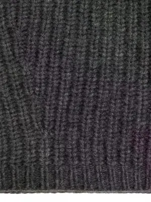 LISA YANG Ribbed Scarf - Grey