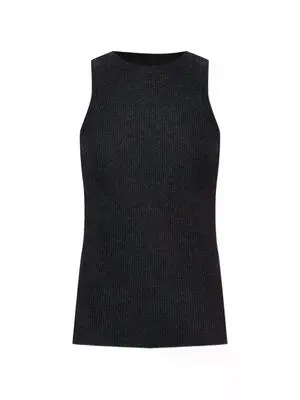 LISA YANG Ribbed Tank Top - Grey