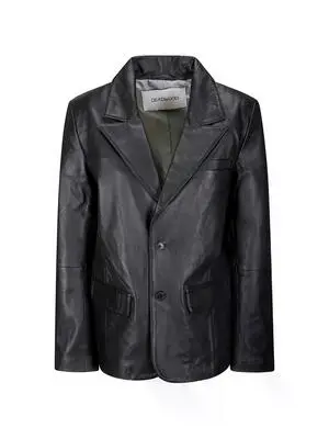 DEADWOOD Stanley Leather Blazer