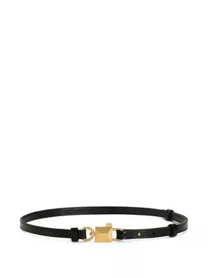 Dolce & Gabbana Padlock Detail Belt - Black