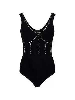 Liu Jo Embroidered Jumpsuit - Black